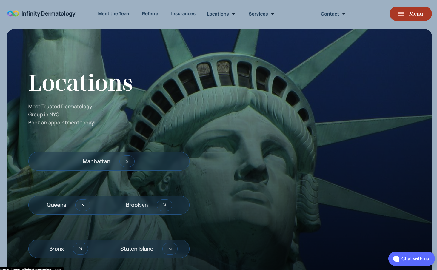 Locations | Infinity Dermatology | NYC